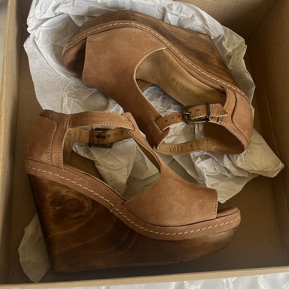 Cordani | Shoes | Five Worlds By Cordani Leather Wedge Sandals | Poshmark